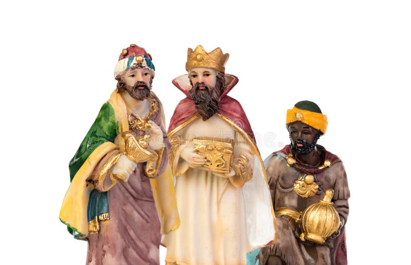 The Christmas Magic. Ceramic Figure of the Wise Men Stock Image - Image ...