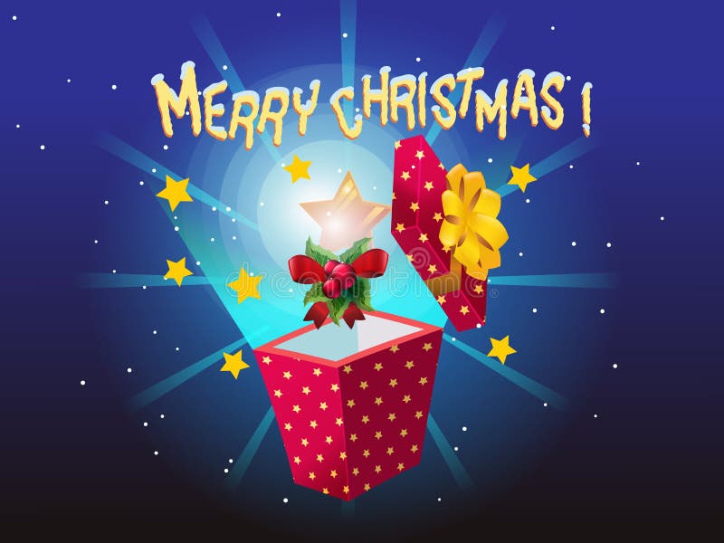 Christmas Magic Sparkle, Light Dots, Vector Bokeh Effect. Background ...