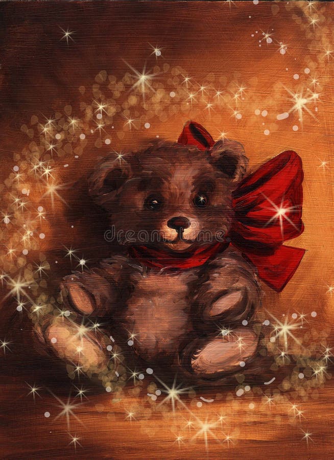 Magic Tedy Bear Present Stock Illustrations – 1 Magic Tedy Bear Present ...