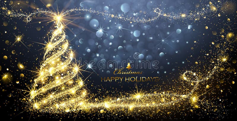 Christmas Magic Tree stock vector. Illustration of design - 82189990