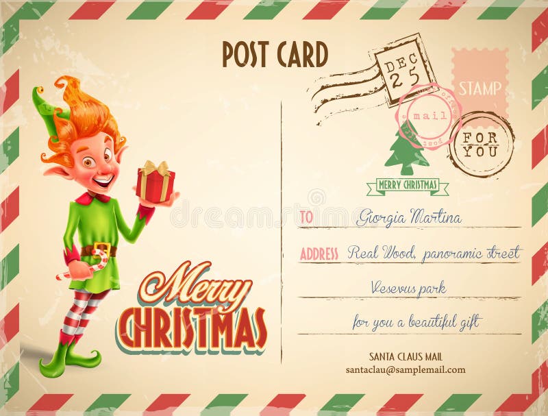 Christmas mail stock vector. Illustration of banner, child - 81713045