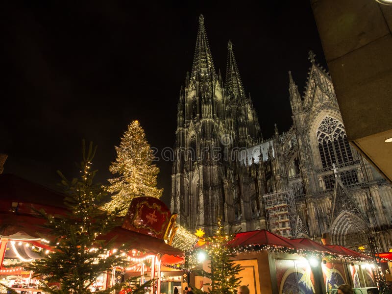 Christmas Market in Cologne Editorial Photo - Image of city ...