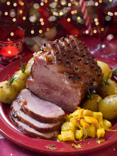 Christmas meat stock photo. Image of rosemary, feast - 27514070