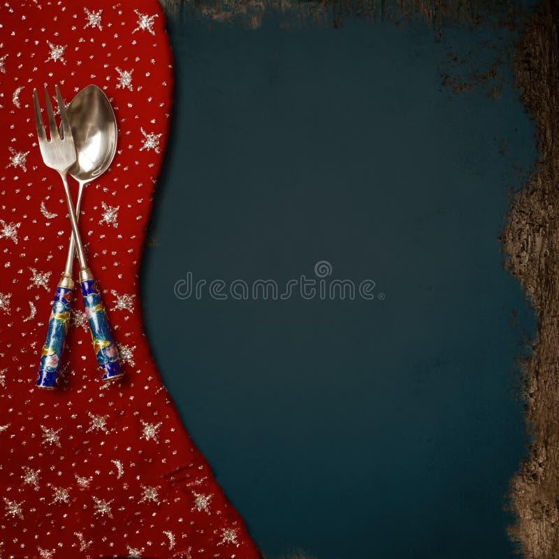 Christmas Day Dinner Rustic Background Stock Photo - Image of meal ...