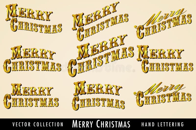 Merry Christmas Bells stock vector. Illustration of season - 21683277