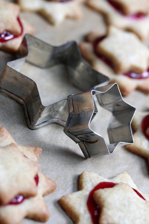 Christmas Metal Cookie Shapes Stock Image - Image of holiday, cookie ...