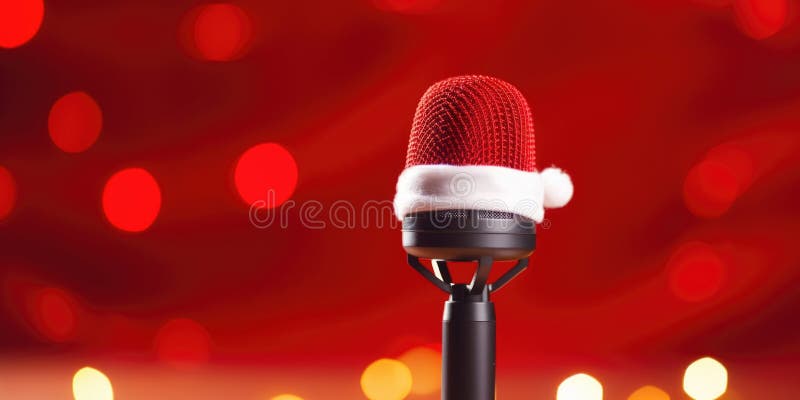Christmas Microphone stock image. Image of christmas - 362610375
