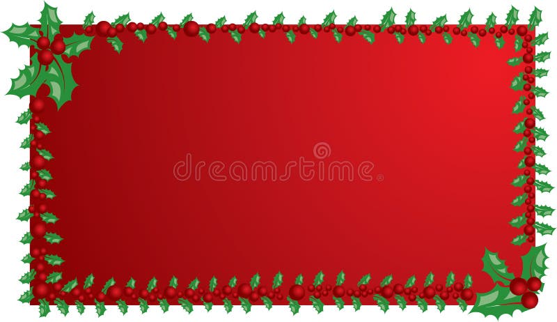 Christmas Mistletoe Frame, Elements for Design, Vector Stock Vector ...