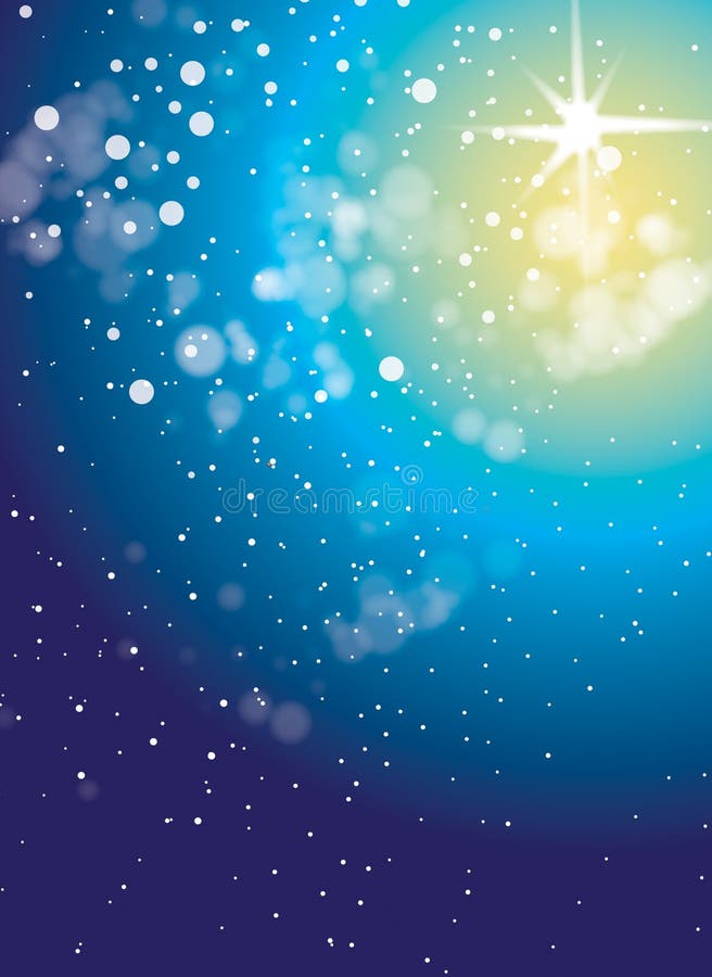 Christmas Moonlight stock illustration. Illustration of christmas ...