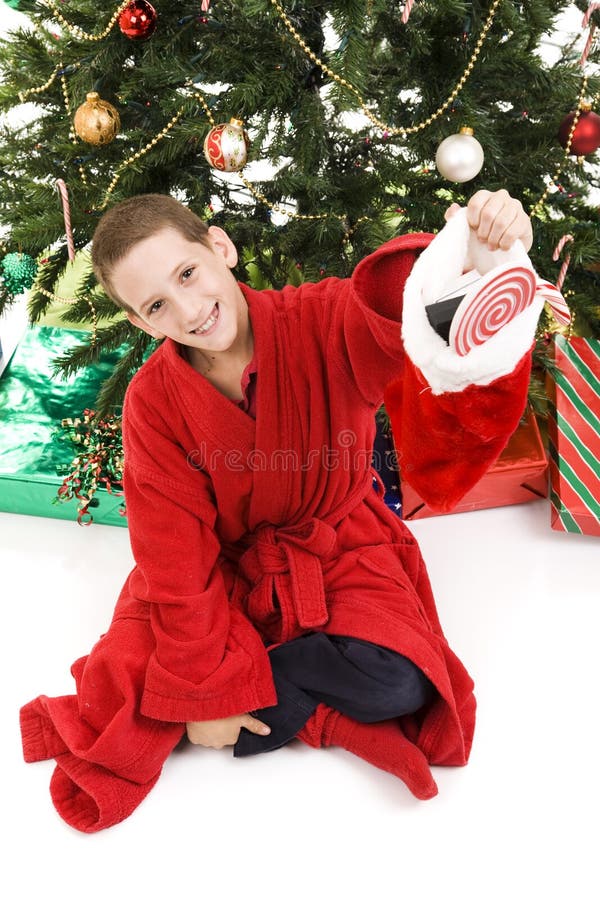 Christmas Morning stock photo. Image of candy, cloth - 10876226