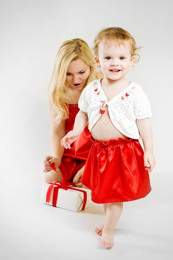 Christmas morning stock photo. Image of ladies, face - 11598608