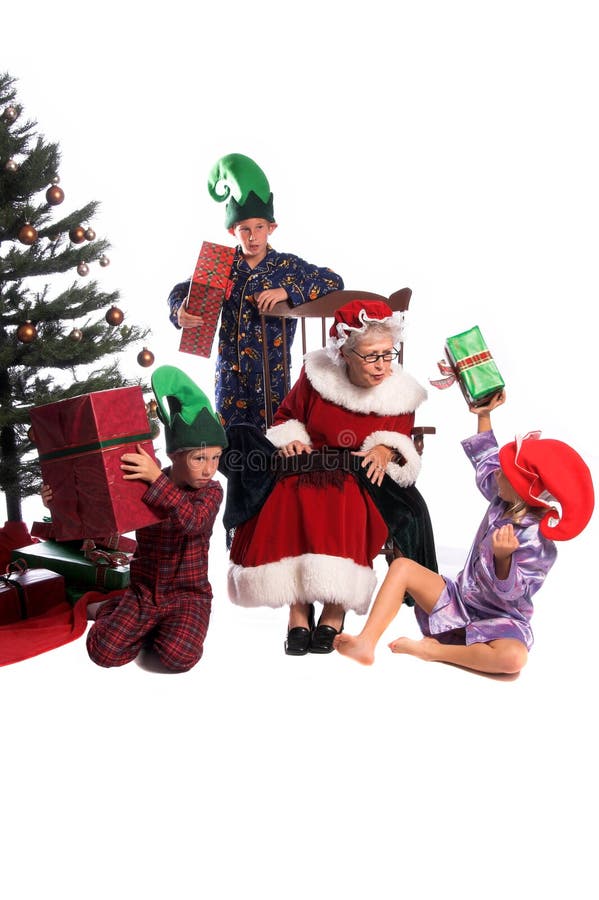 Christmas Santa Helper stock photo. Image of high, years - 6358166