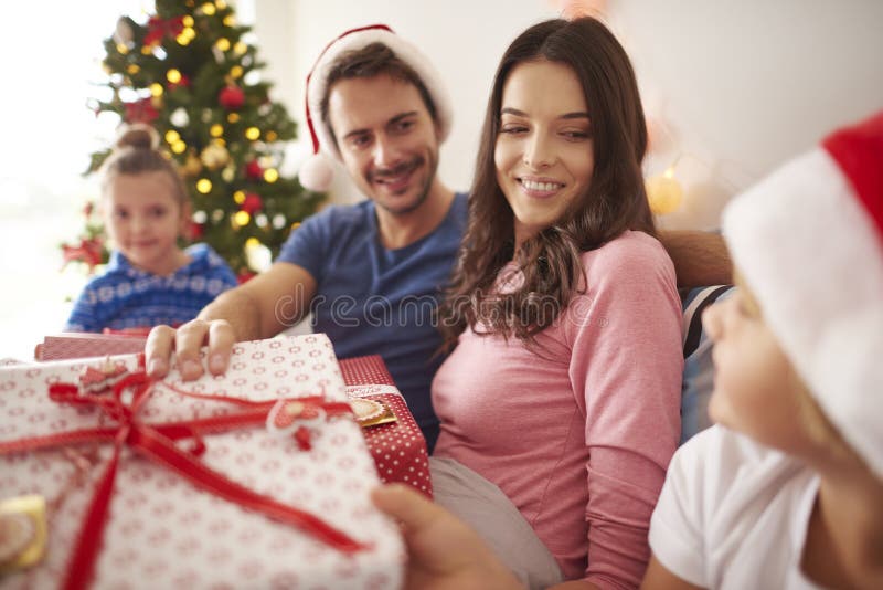 Christmas morning stock photo. Image of celebration, giving - 78599196