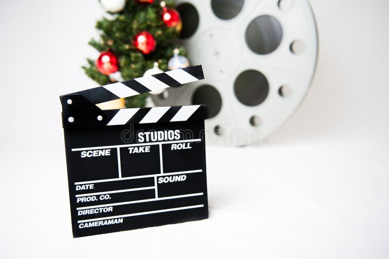Christmas movie stock photo. Image of focus, clapper - 58654060