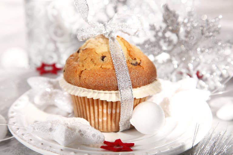 Christmas muffi stock photo. Image of muffin, winter - 22077534