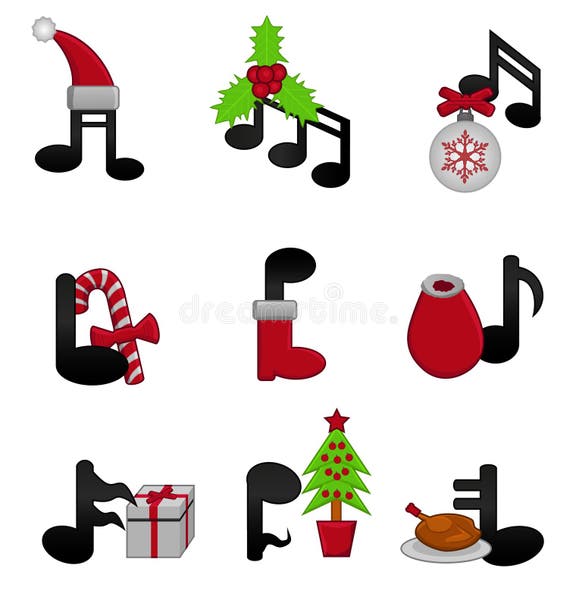 Christmas music stock vector. Illustration of music, black - 28002610