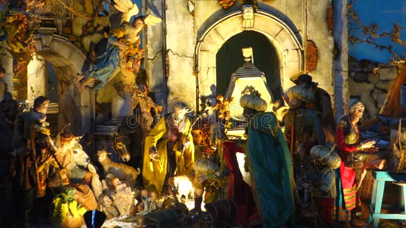 Nativity Scene Set Up in St. Peter S Square in the Vatican during the ...