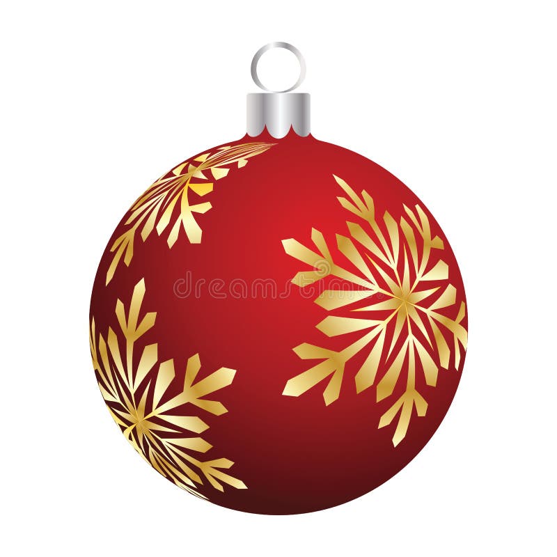 Christmas New Year ball stock vector. Illustration of abstract - 130795143