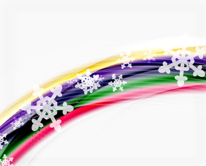 Christmas and New Year Business Wave Template Stock Vector ...