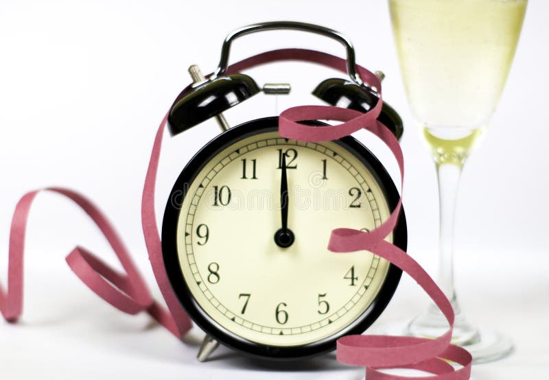 Christmas and New Year S Eve Celebration and Countdown Stock Photo ...