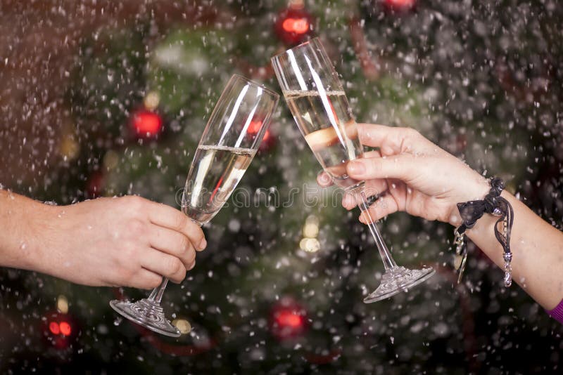 New Years day toast stock photo. Image of bauble, festive - 7379628