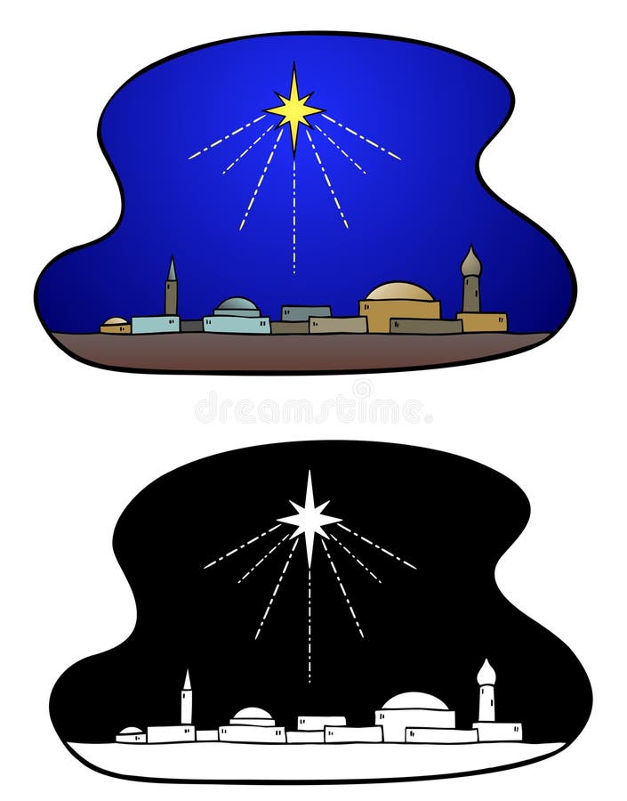 Bethlehem Outline Stock Illustrations – 1,229 Bethlehem Outline Stock ...