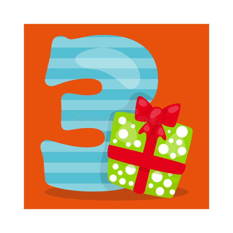 Set of Christmas numbers stock vector. Illustration of santa - 16081236