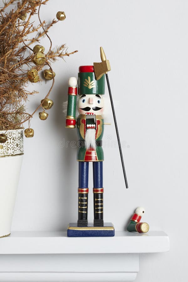 Nutcracker king, wood toy stock image. Image of xmas, ornamentation ...