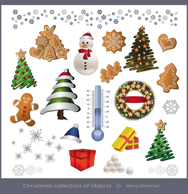 Christmas Object stock vector. Illustration of element - 27809552