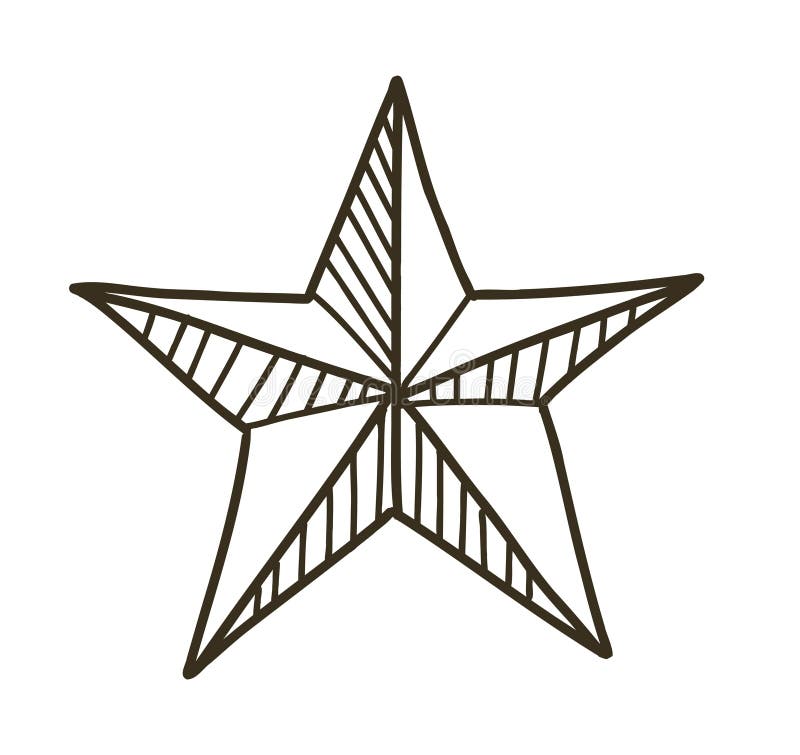 Christmas Objects and Elements.Graphic Outline Simple Winter Decoration ...