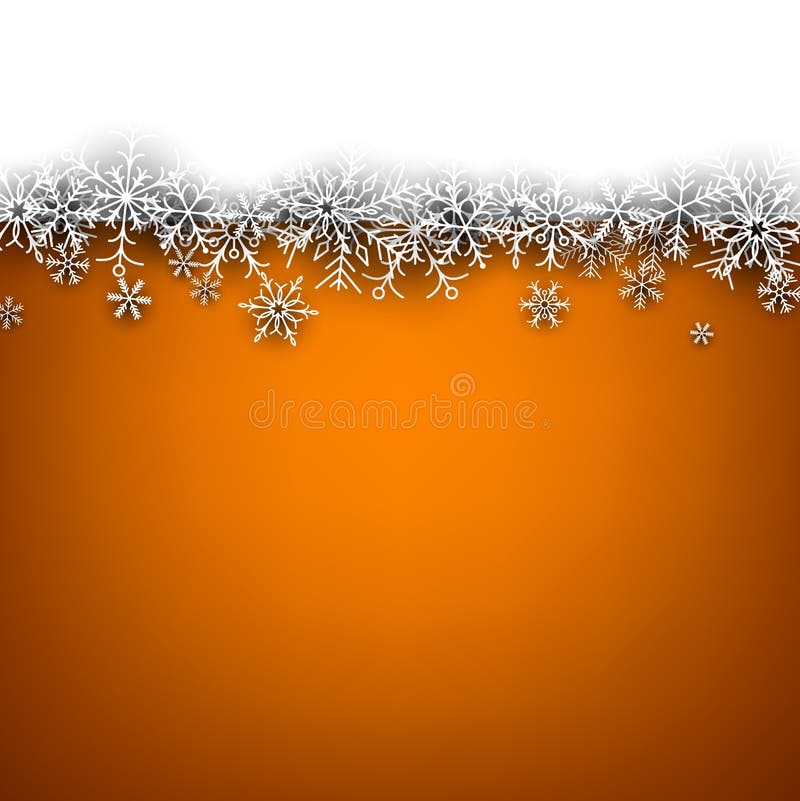 Christmas Orange Abstract Background. Stock Vector - Illustration of ...