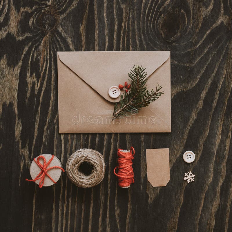 Christmas Package. Christmas Card, Gift and Christmas Decoration Stock ...