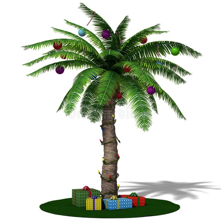 Christmas Palm Tree Stock Illustrations – 6,254 Christmas Palm Tree ...