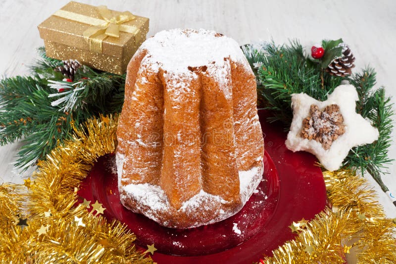 Christmas Pandoro stock photo. Image of december, seasonal - 21727072