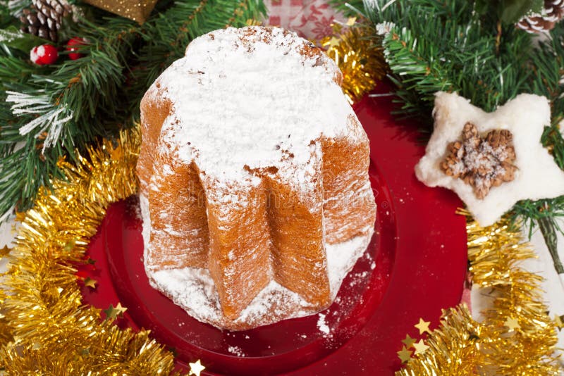 Christmas Pandoro stock photo. Image of december, seasonal - 21727072