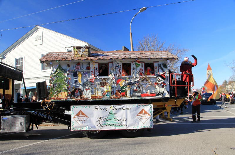 Christmas Parade in Niagara-on-the-lake, Editorial Image - Image of ...