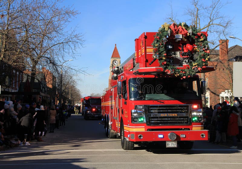 Christmas Parade in Niagara-on-the-lake, Editorial Image - Image of ...