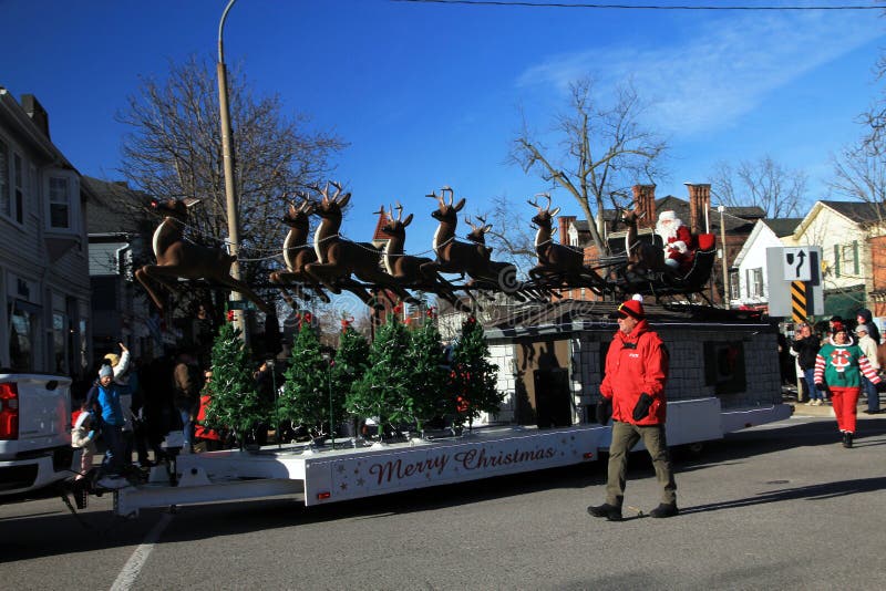 Christmas Parade in Niagara-on-the-lake, Editorial Stock Image - Image ...
