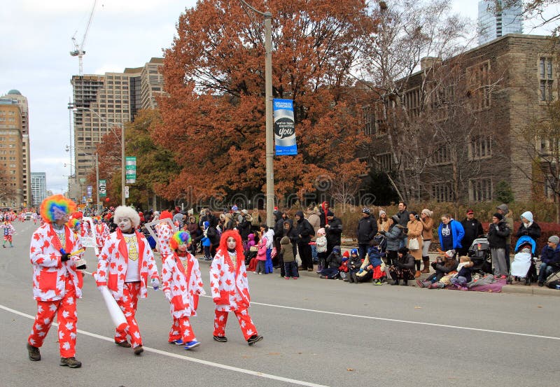 Christmas Parade in Toronto Editorial Stock Image - Image of outdoor ...