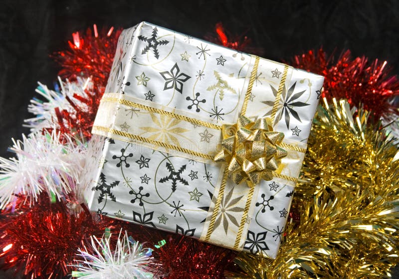 Christmas parcel stock photo. Image of colorful, festive - 11640976