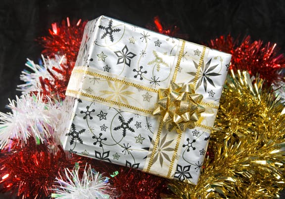 Christmas parcel stock photo. Image of colorful, festive - 11640976