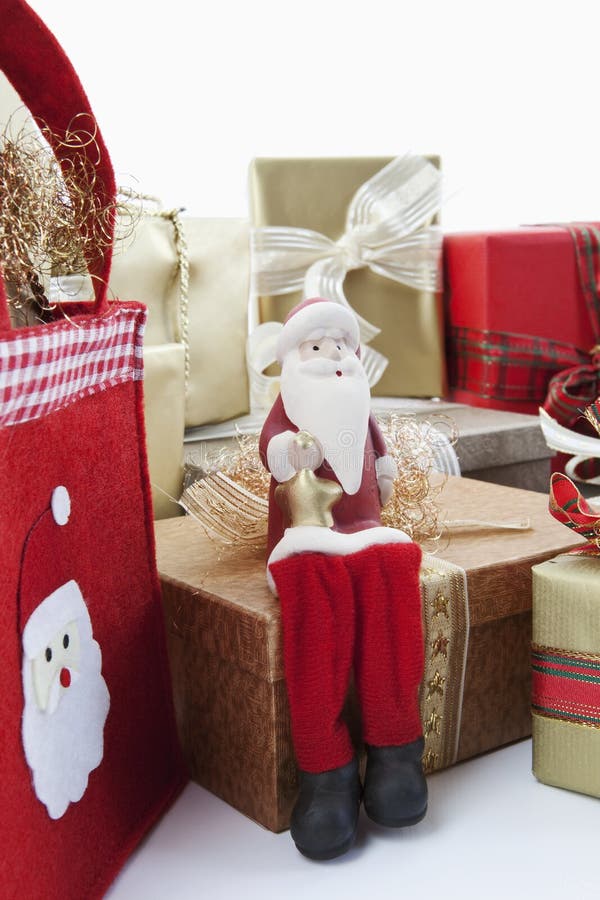 Christmas Parcels stock image. Image of scottland, ribbon - 61665