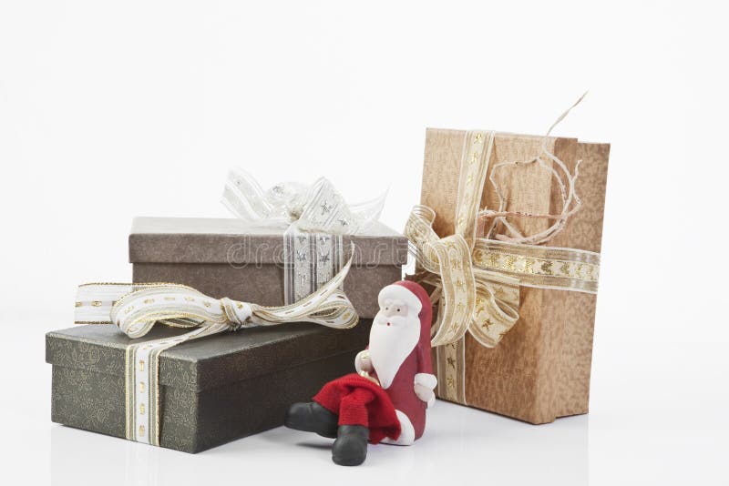 Christmas parcels stock image. Image of hamper, light - 20951853