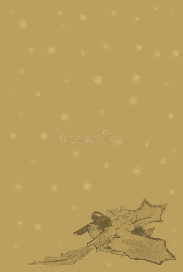 Christmas Parchment with Reindeer Stock Vector - Illustration of ...