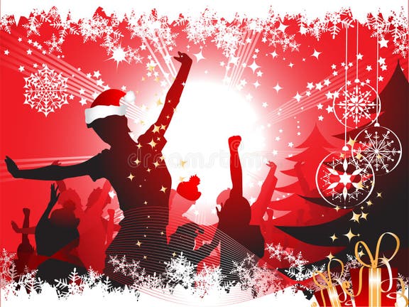 Christmas party background stock vector. Illustration of nightlife ...