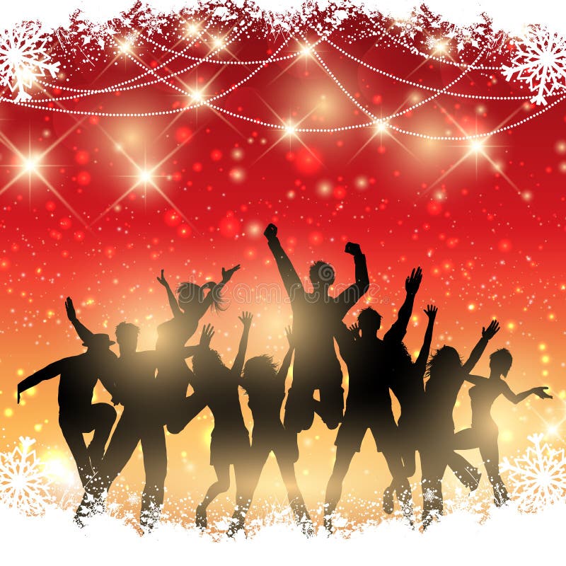Christmas party background stock vector. Illustration of bokhe - 46975407