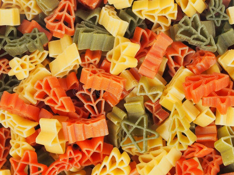 Christmas pasta macro stock photo. Image of meal, edible - 166884548