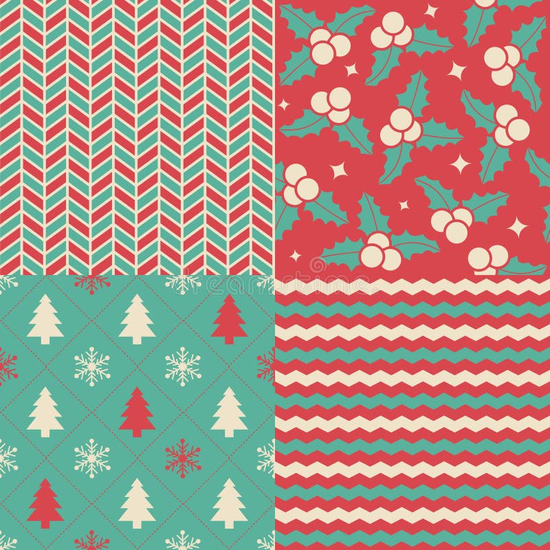 Christmas Patterns stock vector. Illustration of merry - 63053006