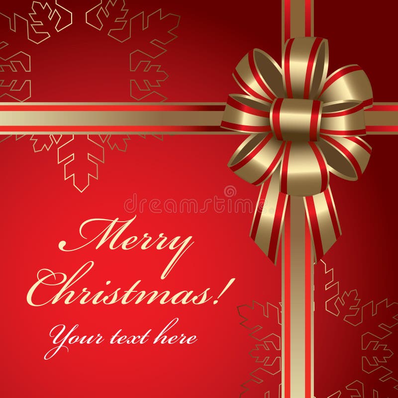 Christmas postcard stock vector. Illustration of modern - 7145759