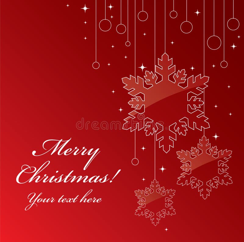 Christmas postcard stock vector. Illustration of design - 7145763